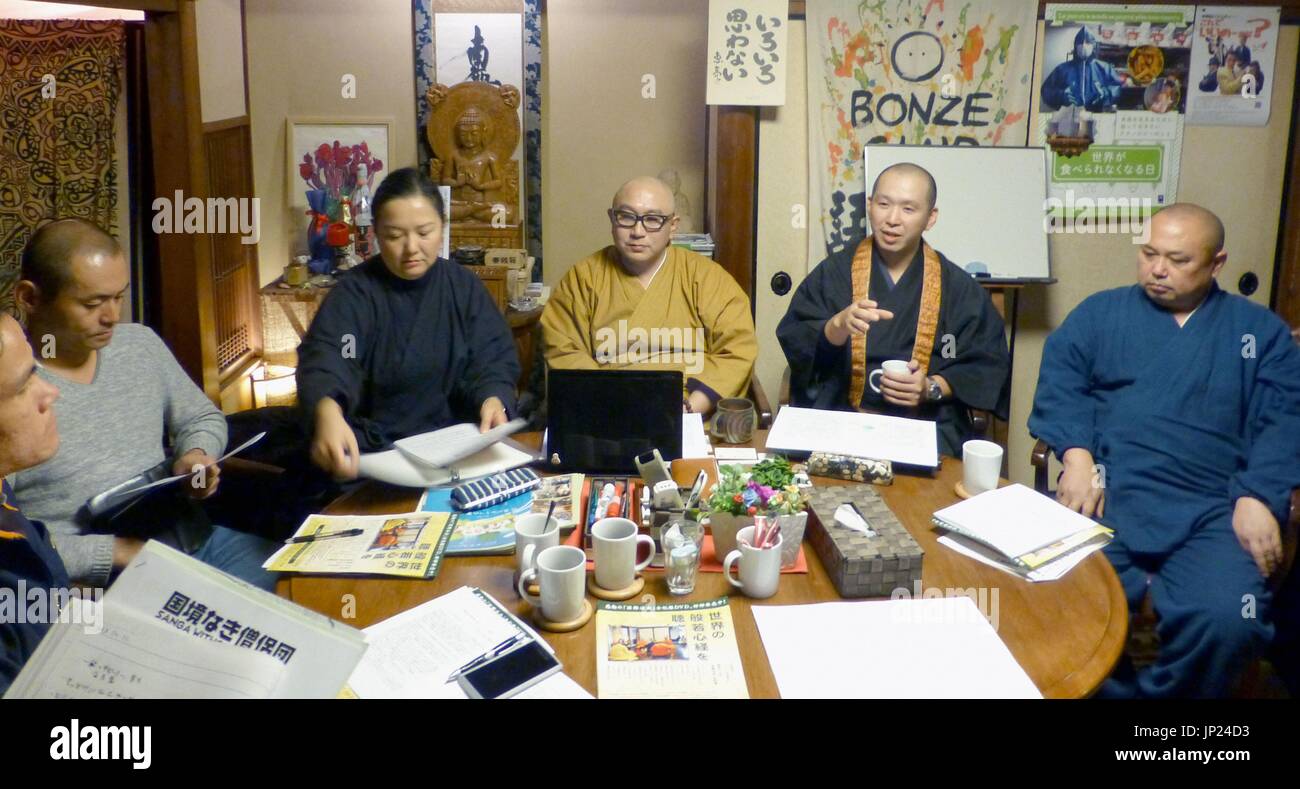KYOTO, Japan - The first meeting of a group called "monks without ...