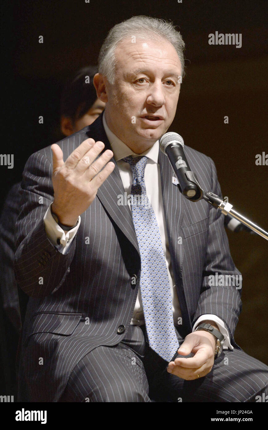 TOKYO, Japan - Japan national soccer team coach Alberto Zaccheroni ...