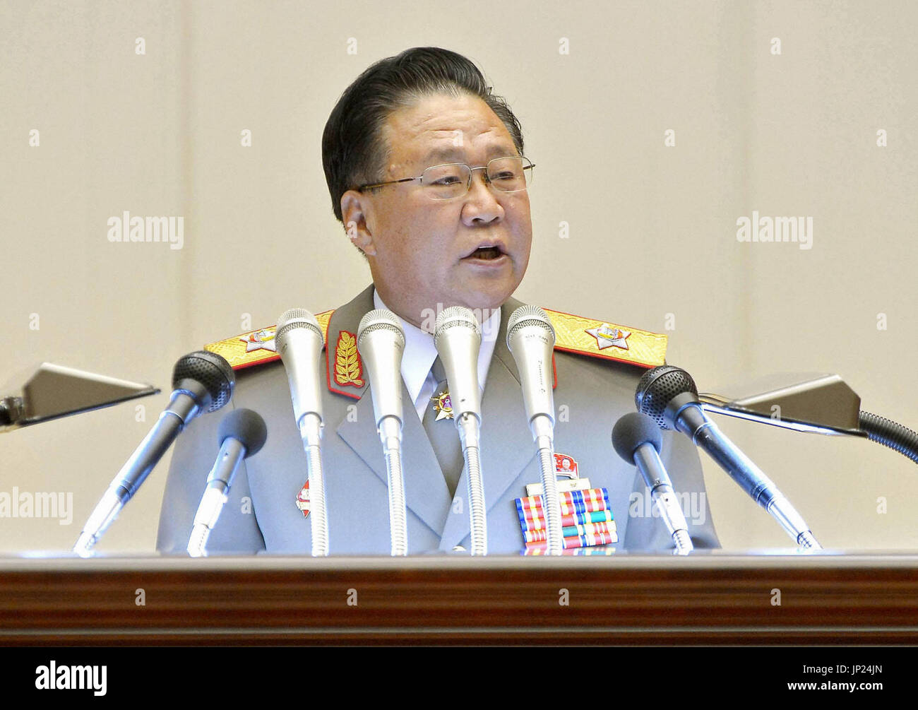PYONGYANG, North Korea - North Korean Vice Marshal Choe Ryong Hae ...
