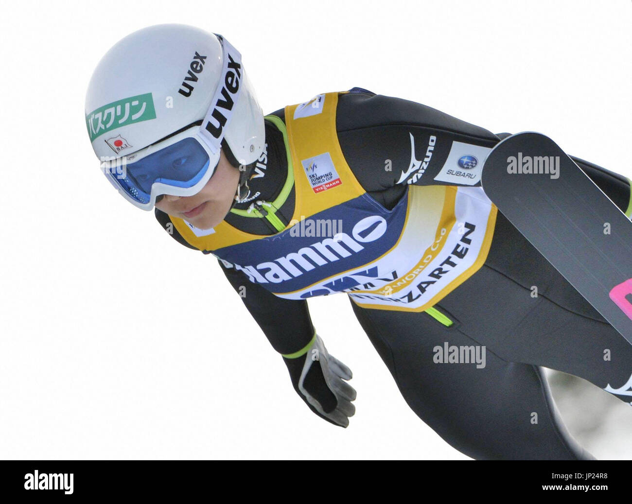 HINTERZARTEN, Germany - Japan's Sara Takanashi soars through the air at ...