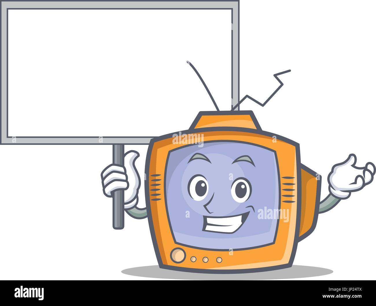 Bring board TV character cartoon object Stock Vector Image & Art - Alamy