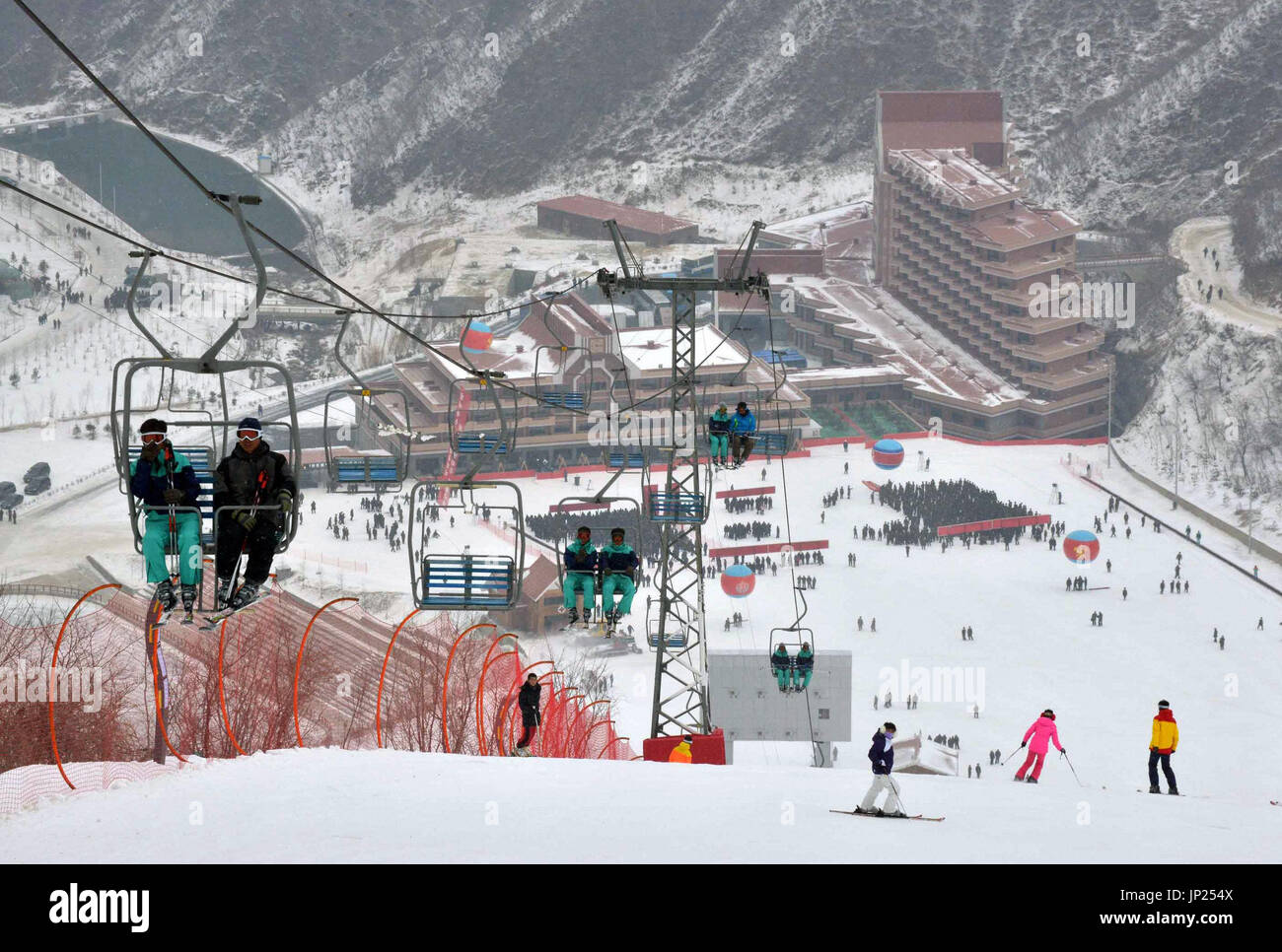 PYONGYANG, North Korea - The Masik Pass ski resort opens in Kangwon ...