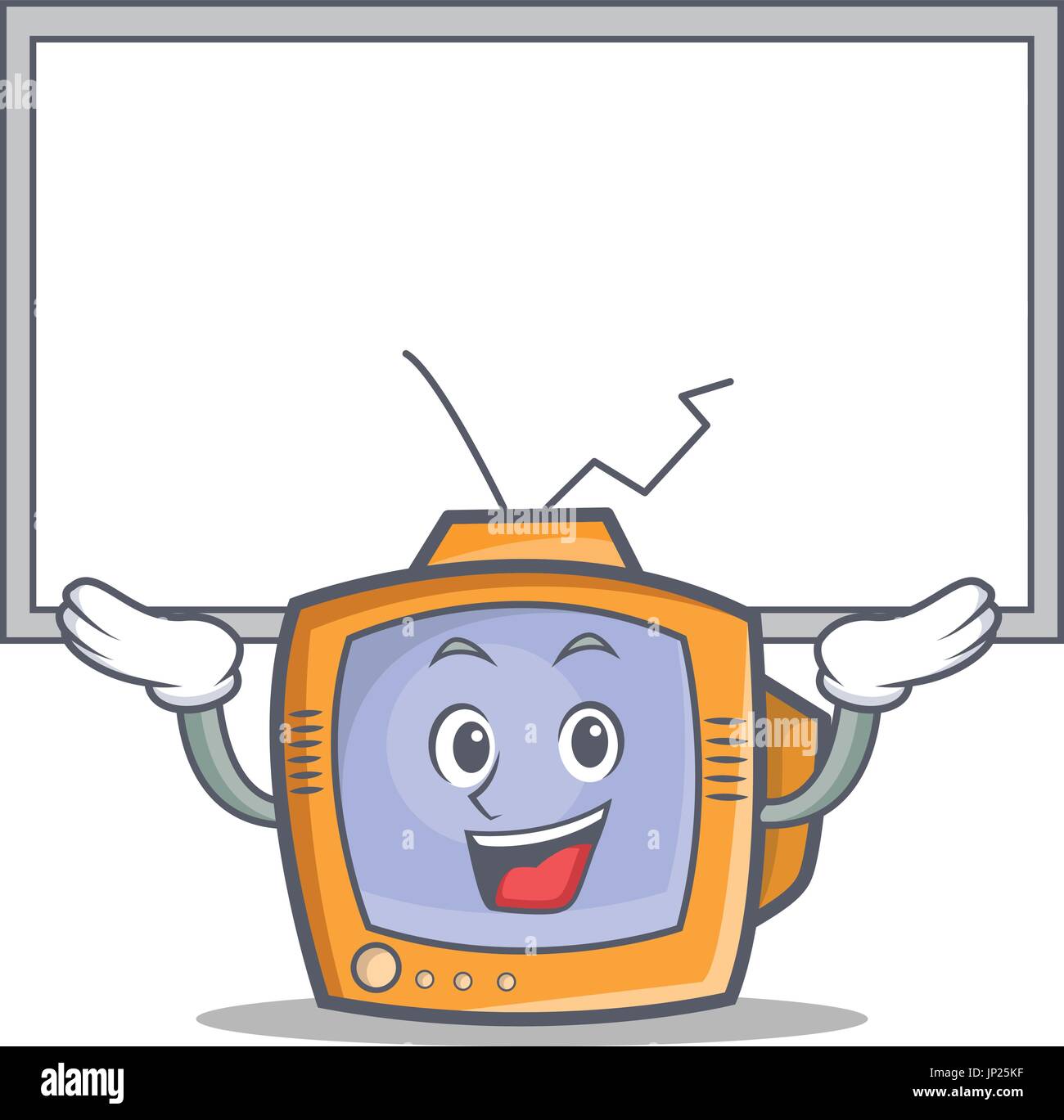 Up board TV character cartoon object Stock Vector Image & Art - Alamy