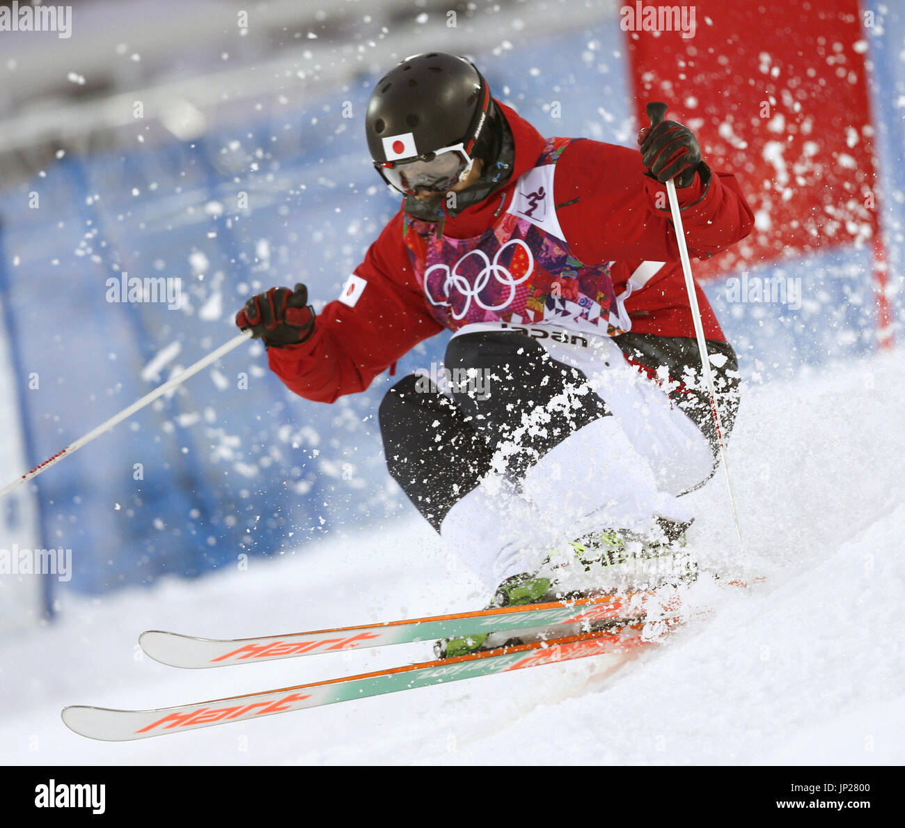 SOCHI, Russia - Sho Endo of Japan competes in the men's moguls first ...
