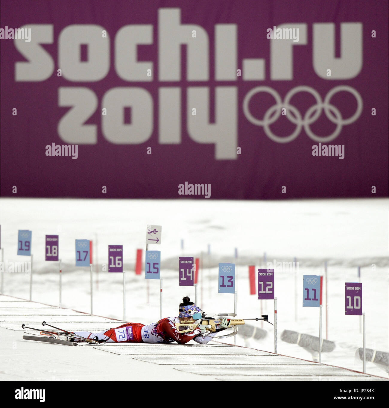 SOCHI, Russia - Japanese athlete Yuki Nakajima competes during the 7.5 ...