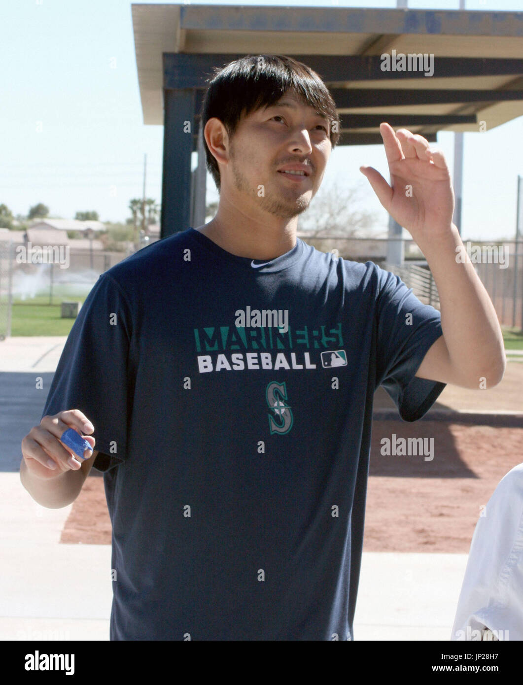 PEORIA, United States - Seattle Mariners No. 2 starter Hisashi Iwakuma ...