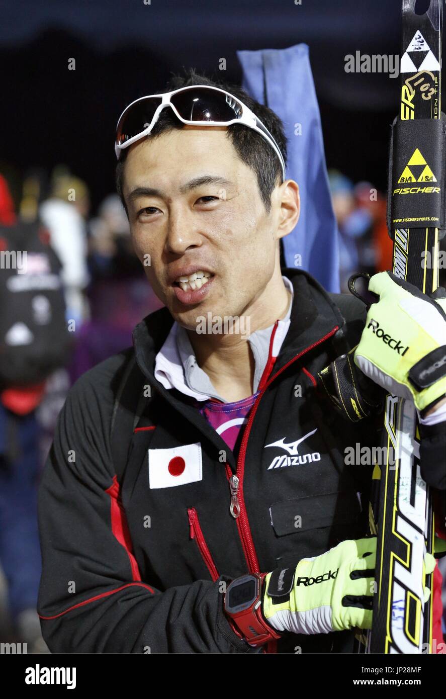 SOCHI, Russia - Hidenori Isa of Japan meets the press after the men's ...