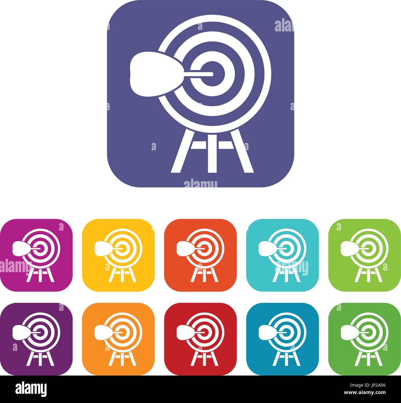 Target icons set Stock Vector Image & Art - Alamy