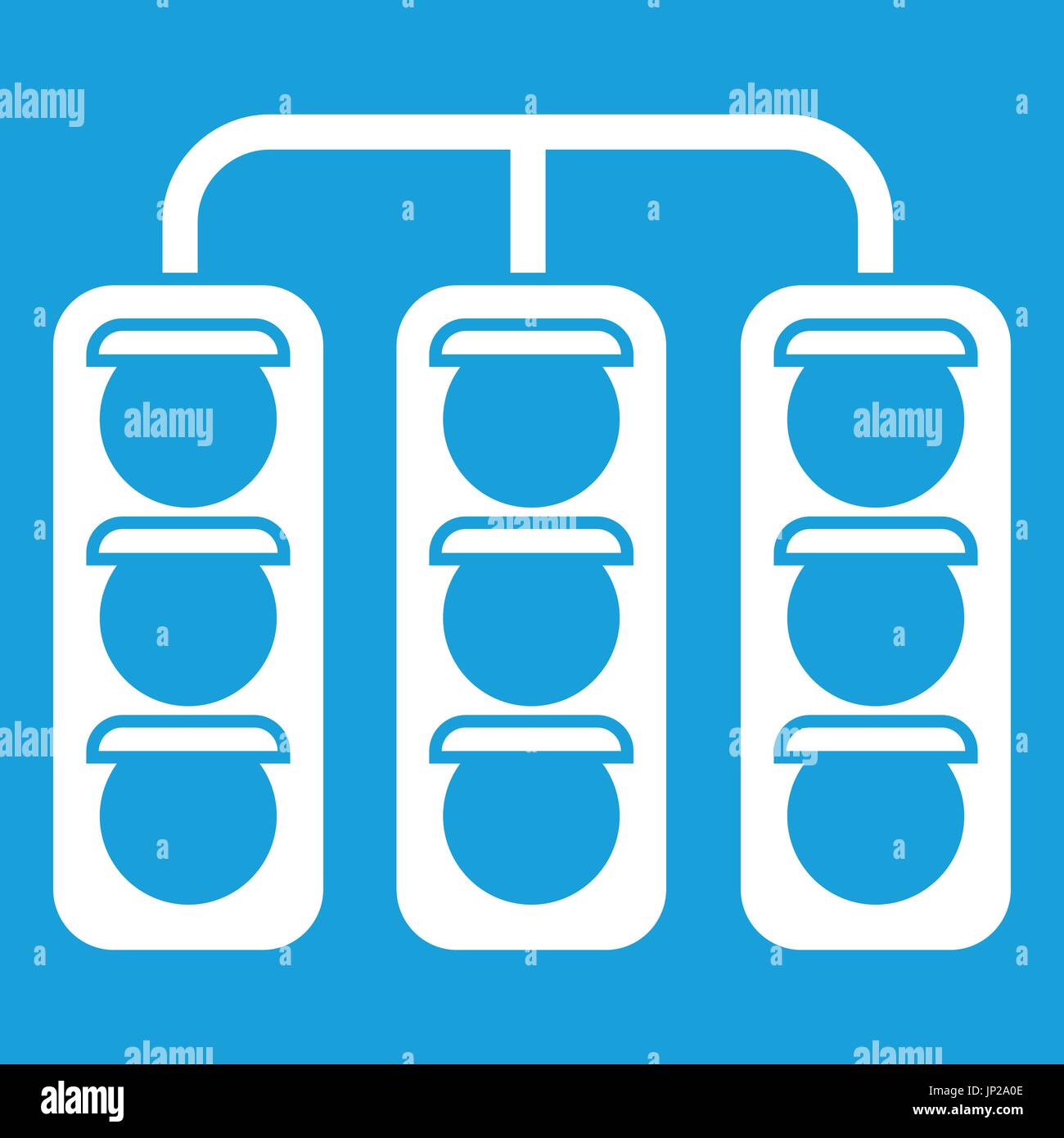 Traffic lights icon white Stock Vector Image & Art - Alamy