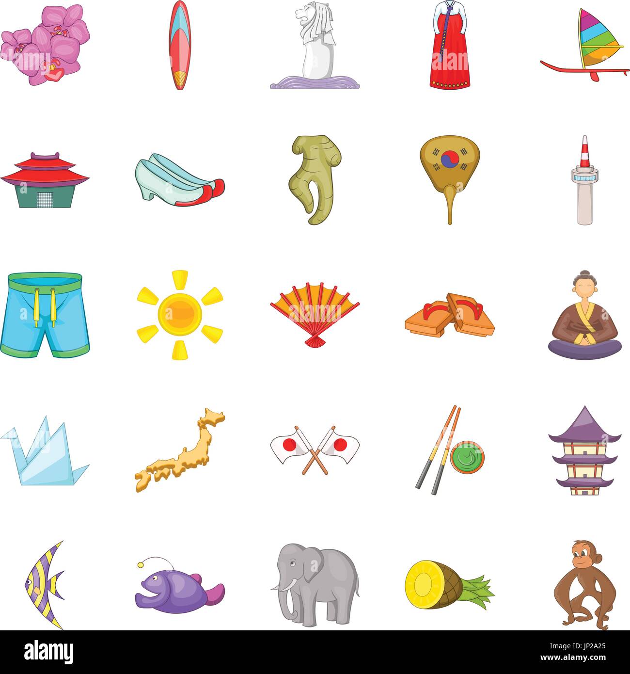 Finding yourself icons set, cartoon style Stock Vector Image & Art - Alamy