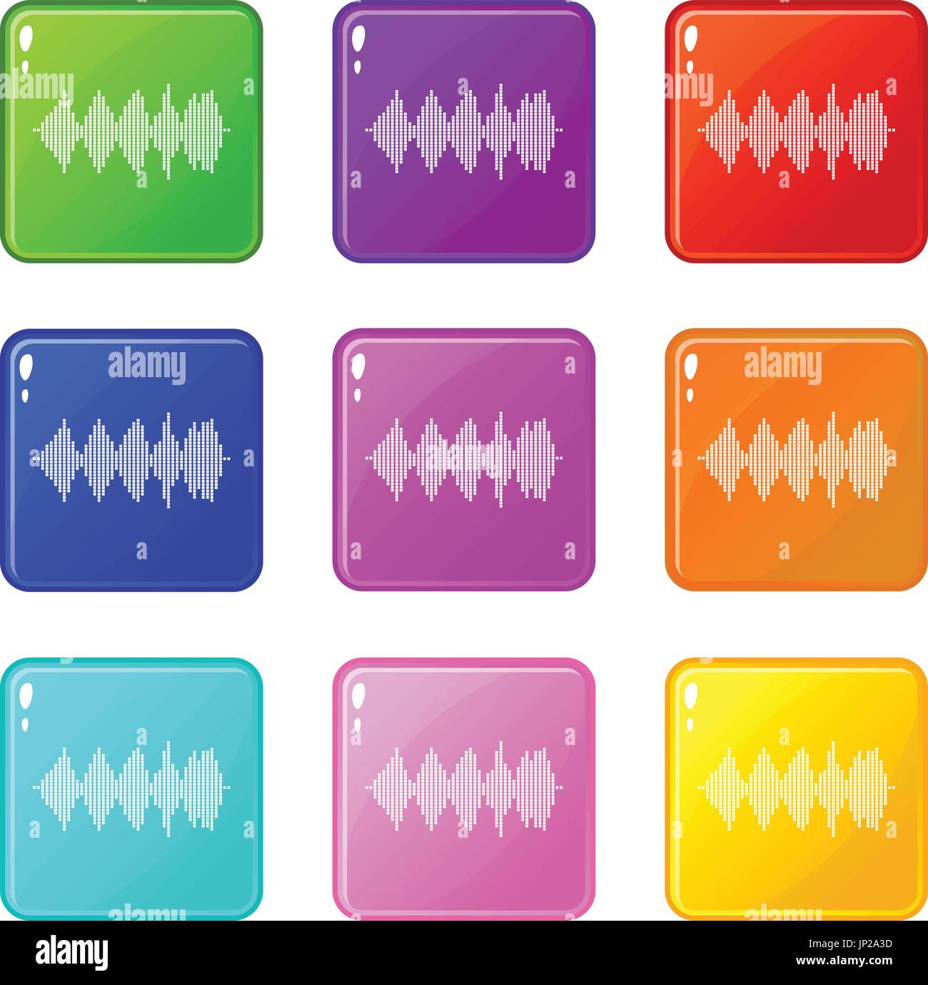 Audio digital equalizer technology set 9 Stock Vector Image & Art - Alamy