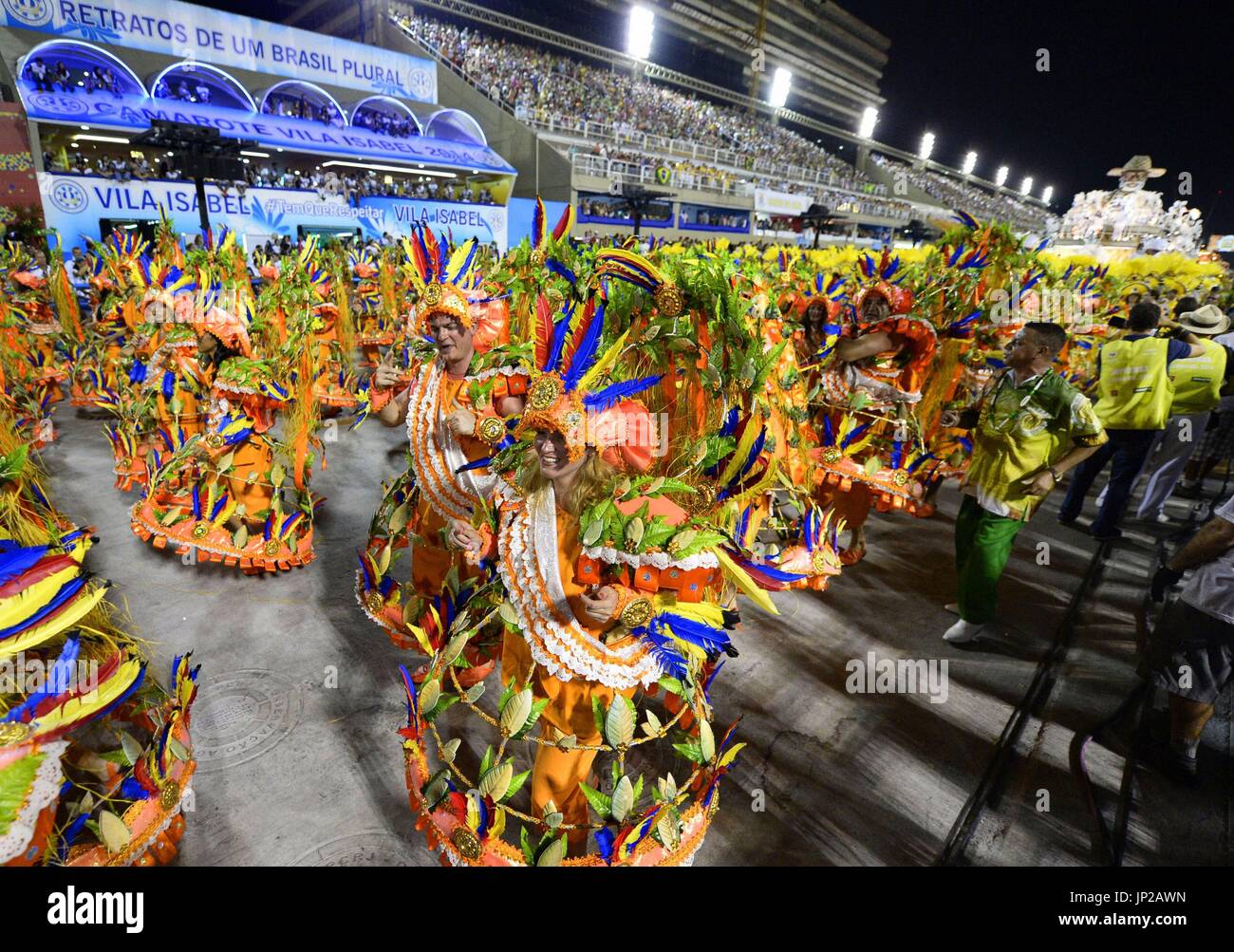 RIO DE JANEIRO, Brazil - Photo shows a parade during the Rio carnival ...