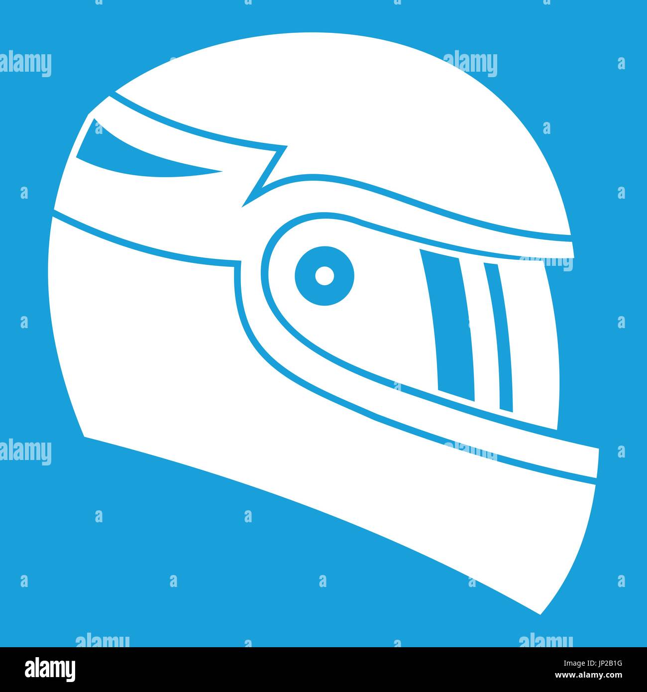 Racing helmet icon white Stock Vector Image & Art - Alamy
