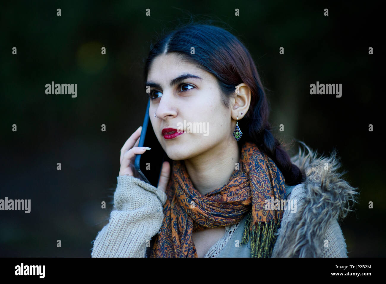 Iranian woman cell hi-res stock photography and images - Alamy