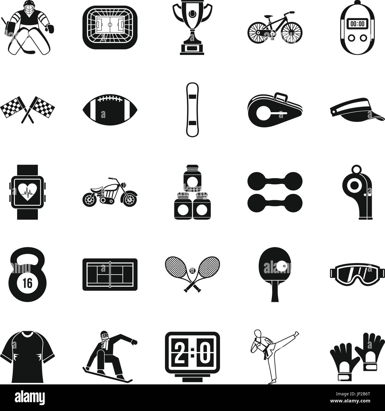 Strong athlete with trophy Stock Vector Images - Alamy