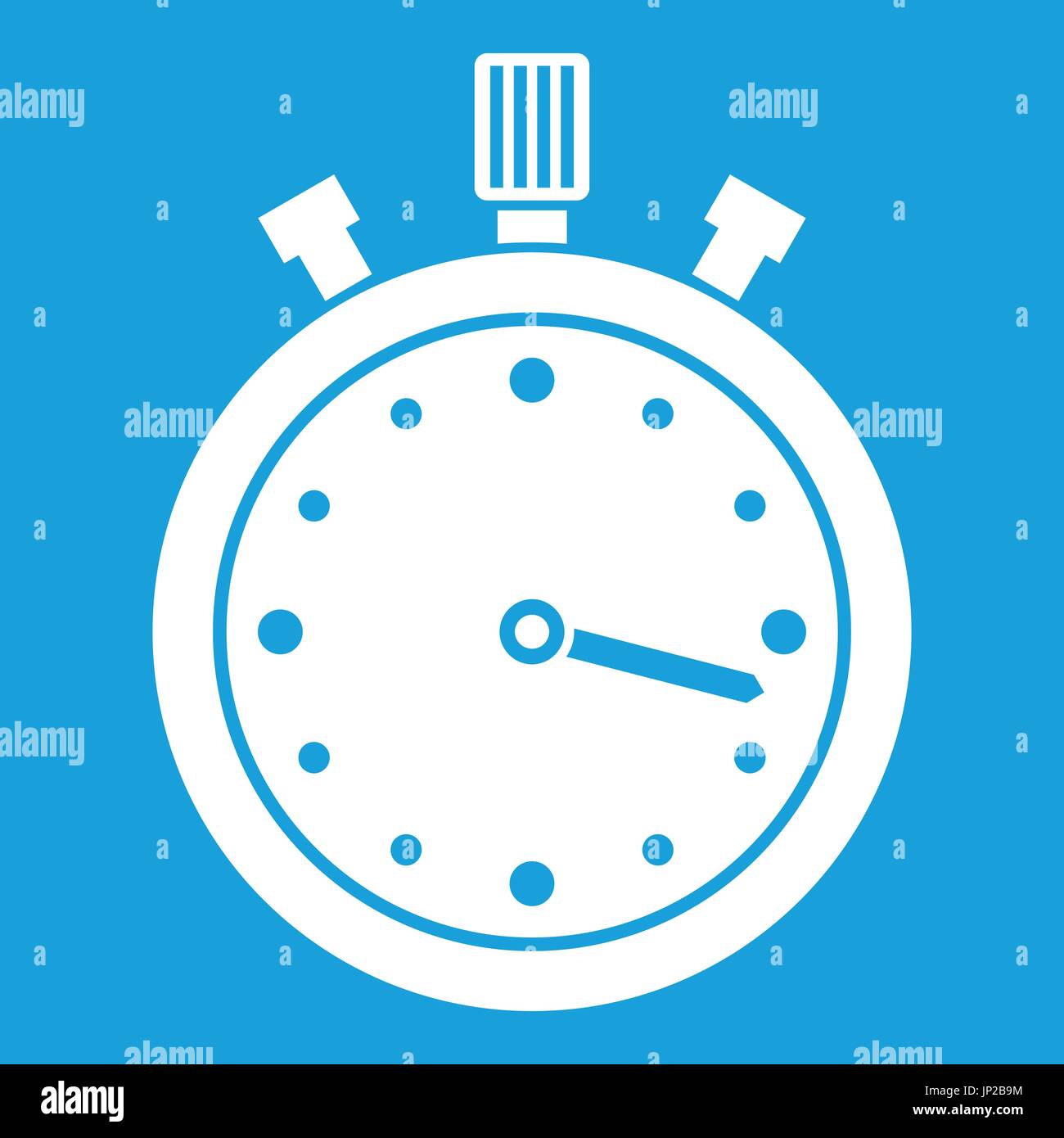 Stopwatch icon white Stock Vector Image & Art - Alamy