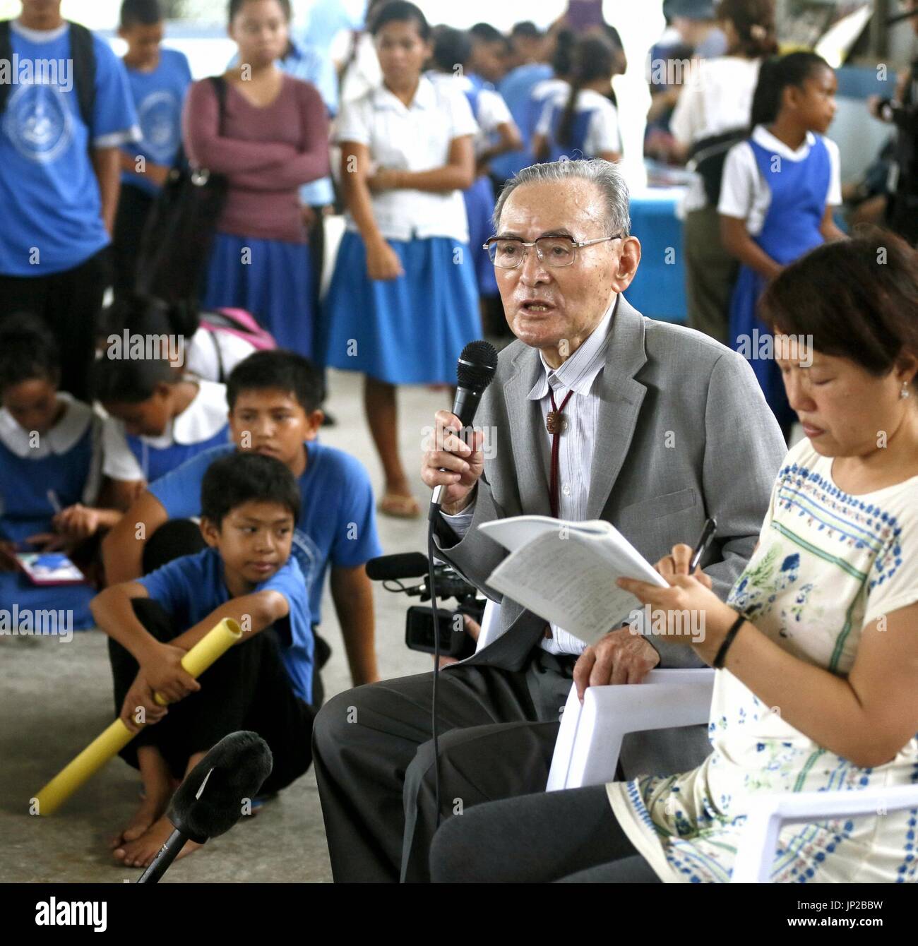 MAJURO, Marshall Islands - Former Japanese fisherman Matashichi Oishi ...