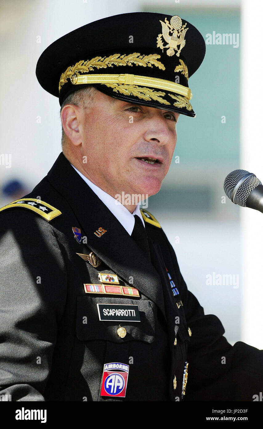 SEOUL, South Korea - U.S. Army Gen. Curtis Scaparrotti speaks during a ...