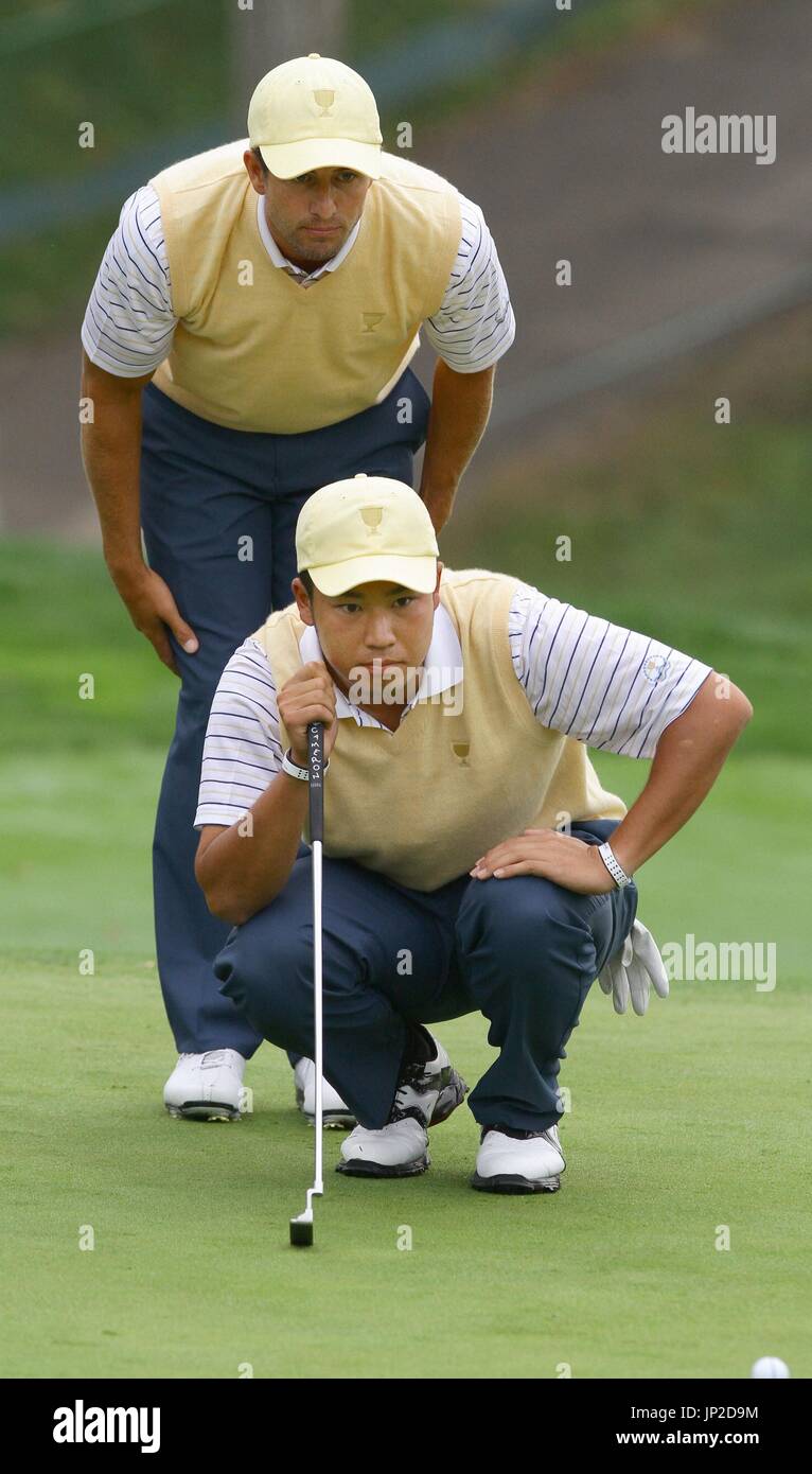 DUBLIN, United States - Japanese golfer Hideki Matsuyama, along with ...