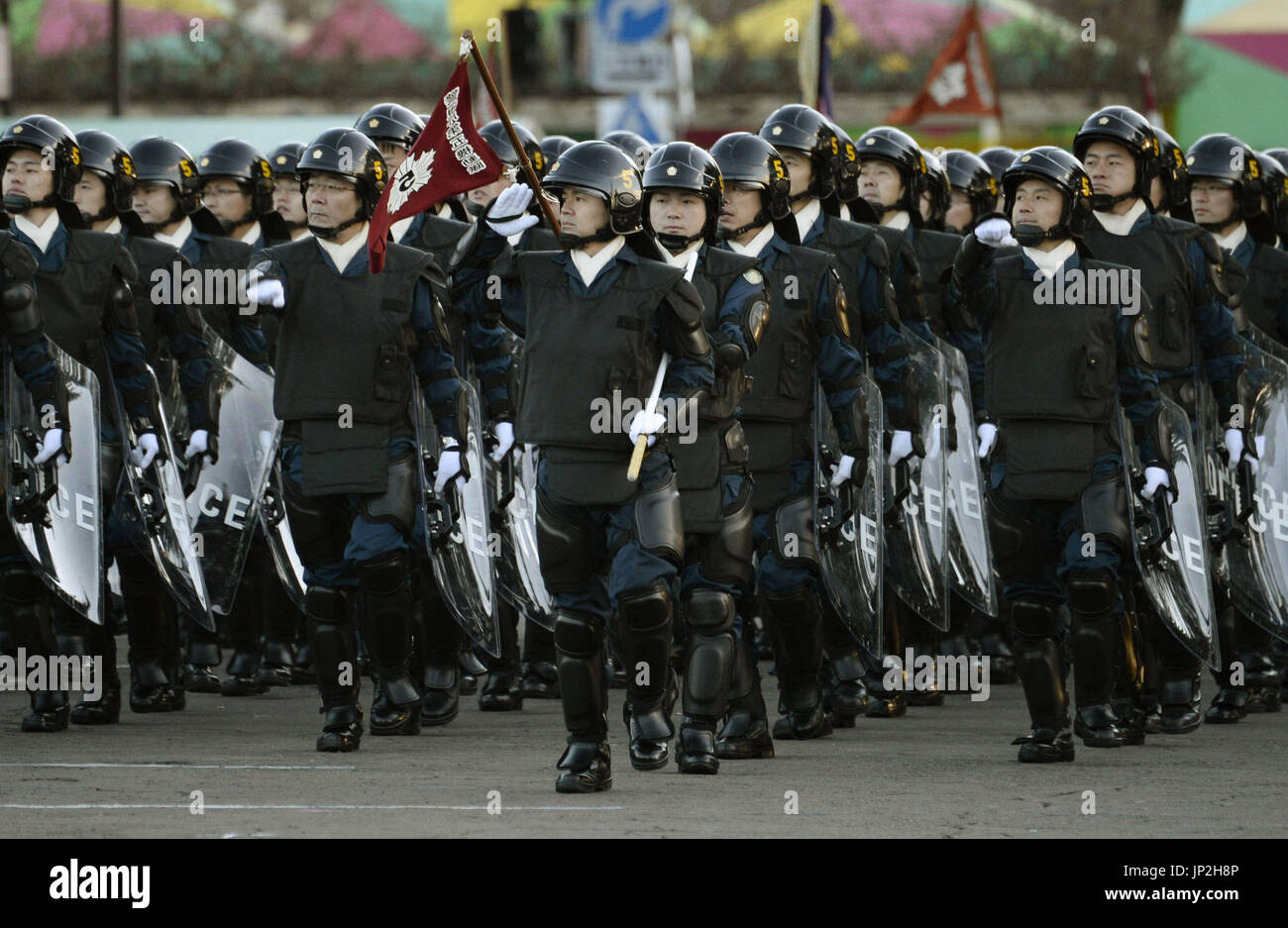 TOKYO, Japan - The Metropolitan Police Department conducts a New Year ...