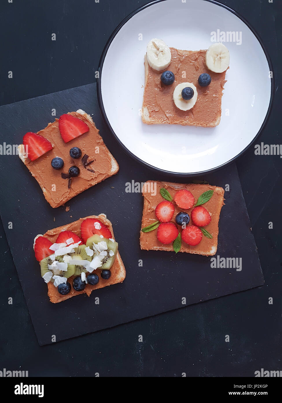 peanut butter sandwiches Stock Photo - Alamy