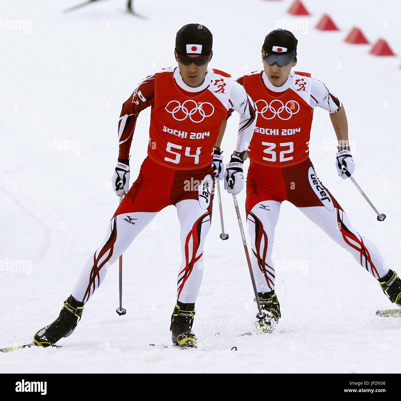 SOCHI, Russia - Japan's Akito Watabe (front) and compatriot Hideaki ...