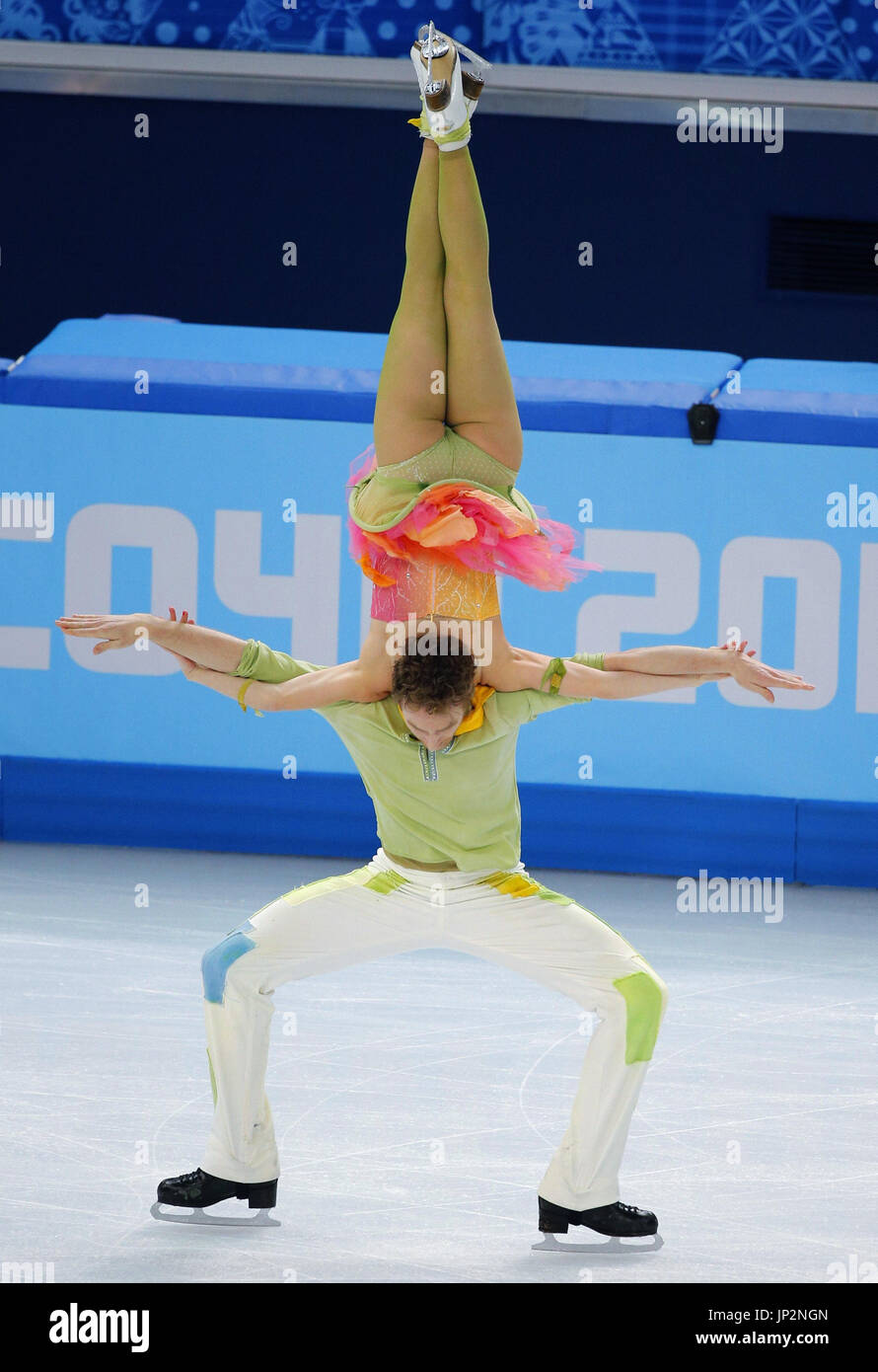 SOCHI, Russia - French ice dancing duo Nathalie Pechalat (above) and ...