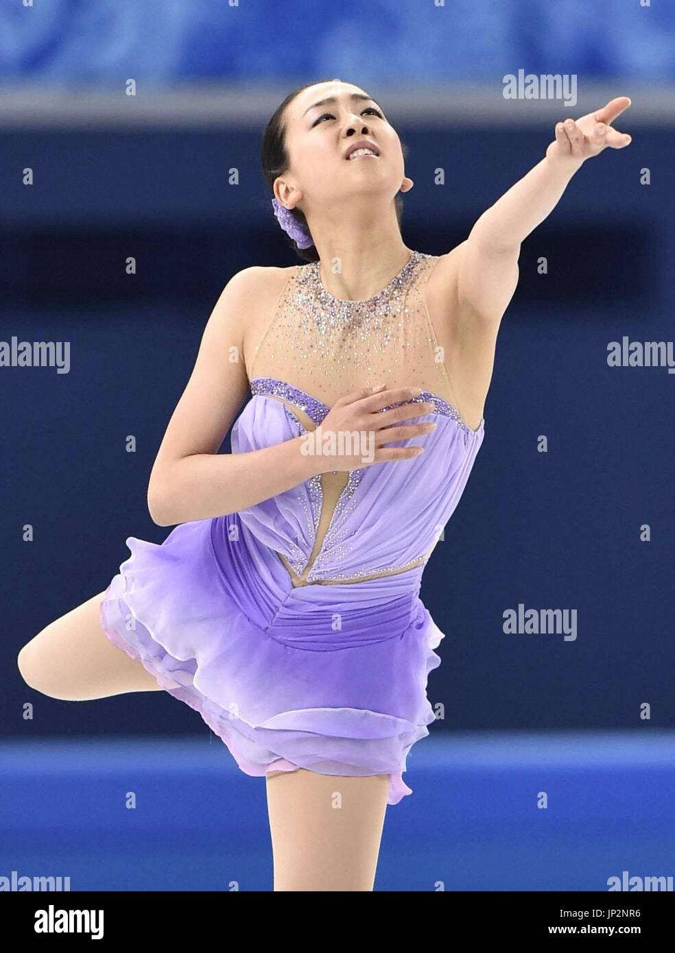 SOCHI, Russia - Mao Asada of Japan performs during the women's short ...