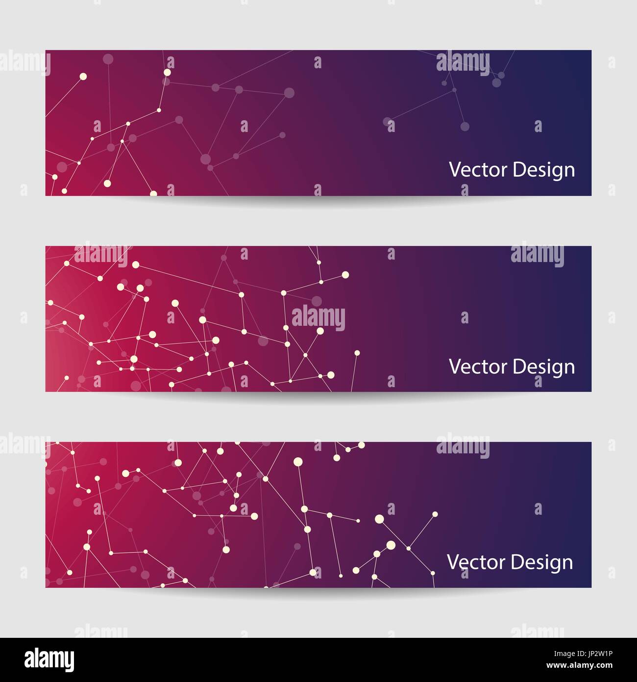 Set of horizontal banners Stock Vector Image & Art - Alamy