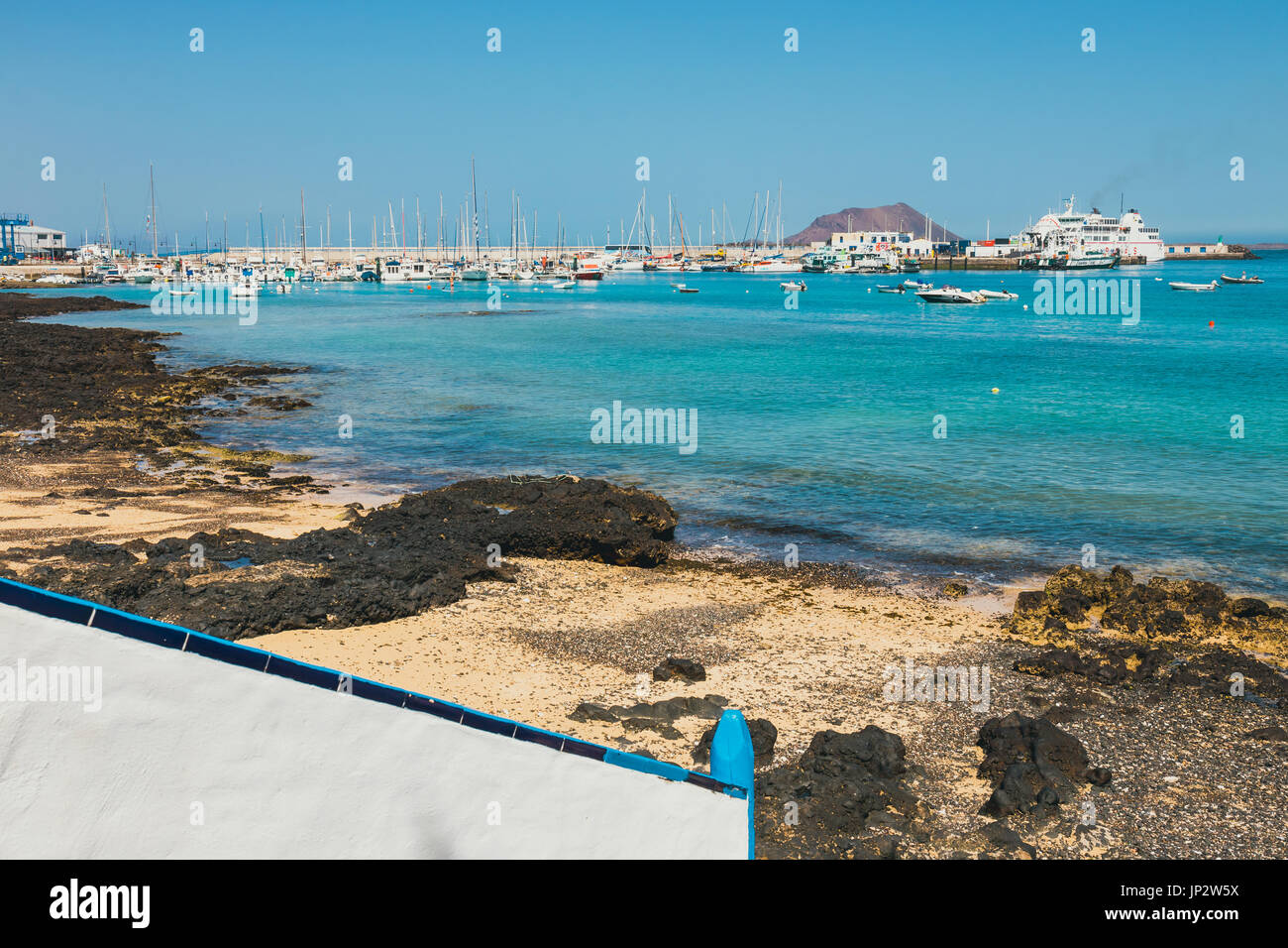 Main street in corralejo fuerteventura hi-res stock photography and ...
