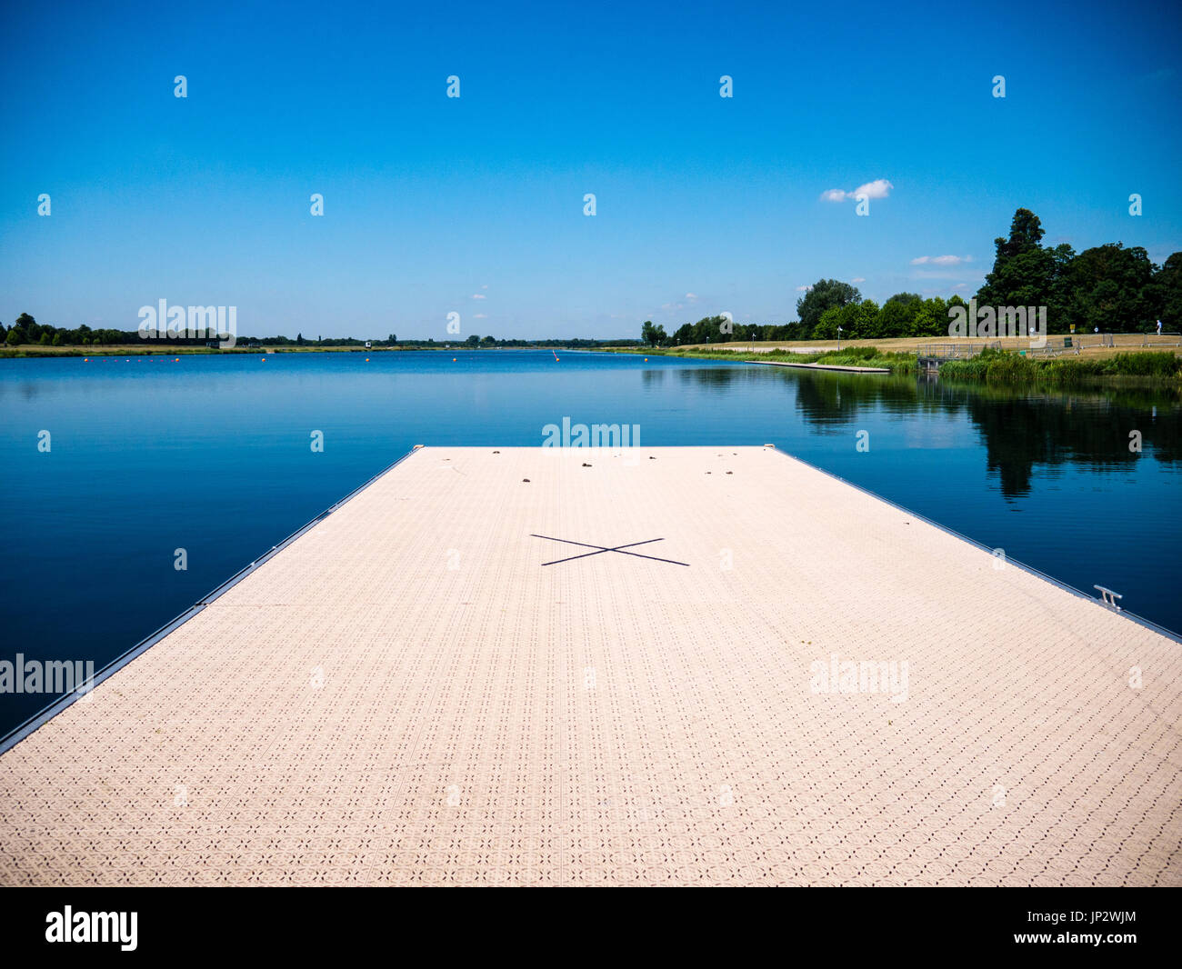 Dorney Lake, Eton College, Windsor, Buckinghamshire, England Stock ...