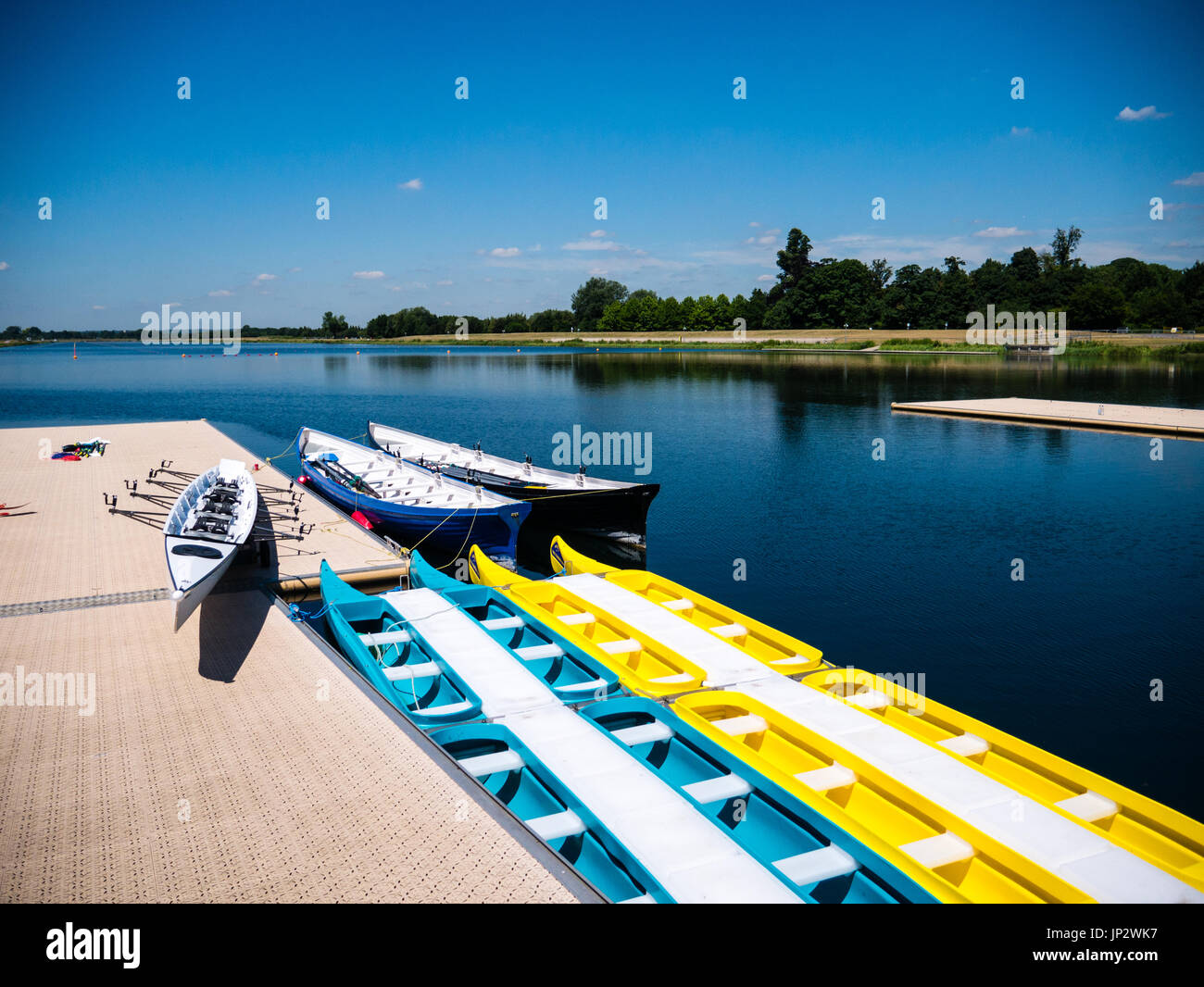 Dorney Lake, Eton College, Windsor, Buckinghamshire, England Stock ...