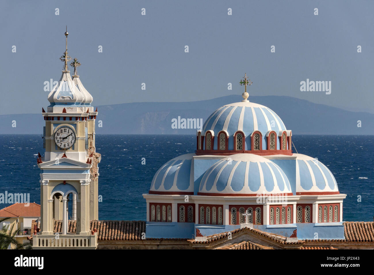 Agios Nikolaos Church Karlovasi, Samos island, Greece Stock Photo - Alamy