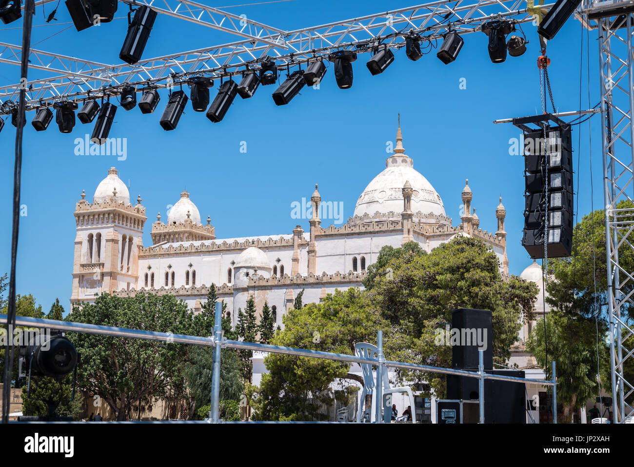 Cathedral of st vincent de paul tunis hi-res stock photography and ...