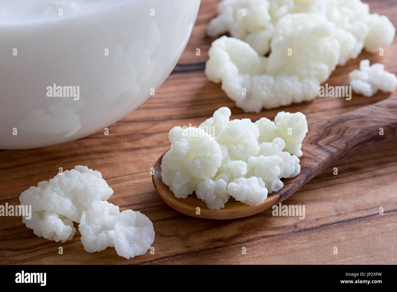 Milk kefir grains jar hi-res stock photography and images - Alamy