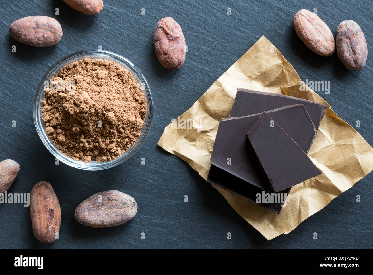 Unroasted cocoa powder hi-res stock photography and images - Alamy