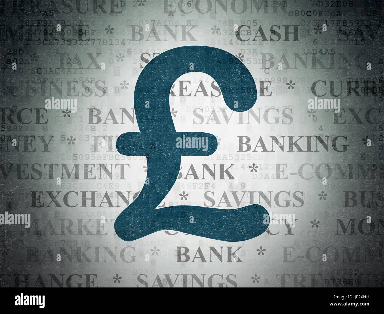 Money concept: Pound on Digital Data Paper background Stock Photo - Alamy