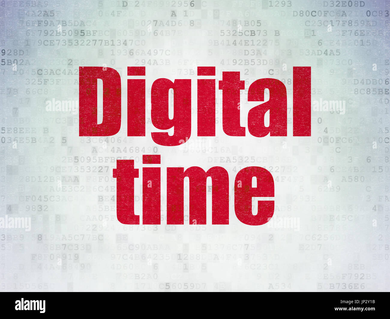 Timeline concept: Digital Time on Digital Data Paper background Stock ...