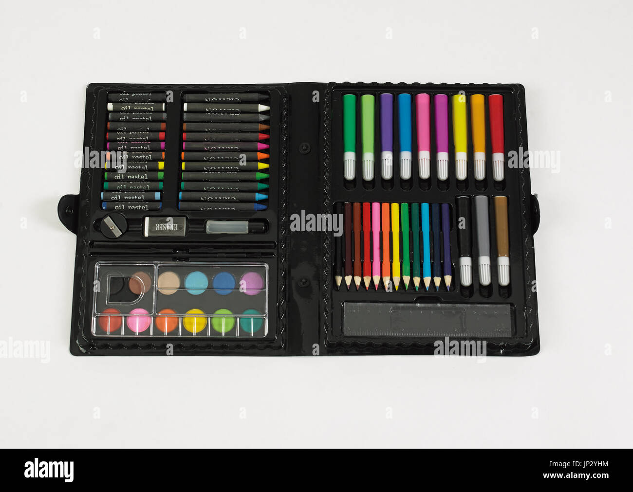 coloring kit isolated on white background Stock Photo - Alamy