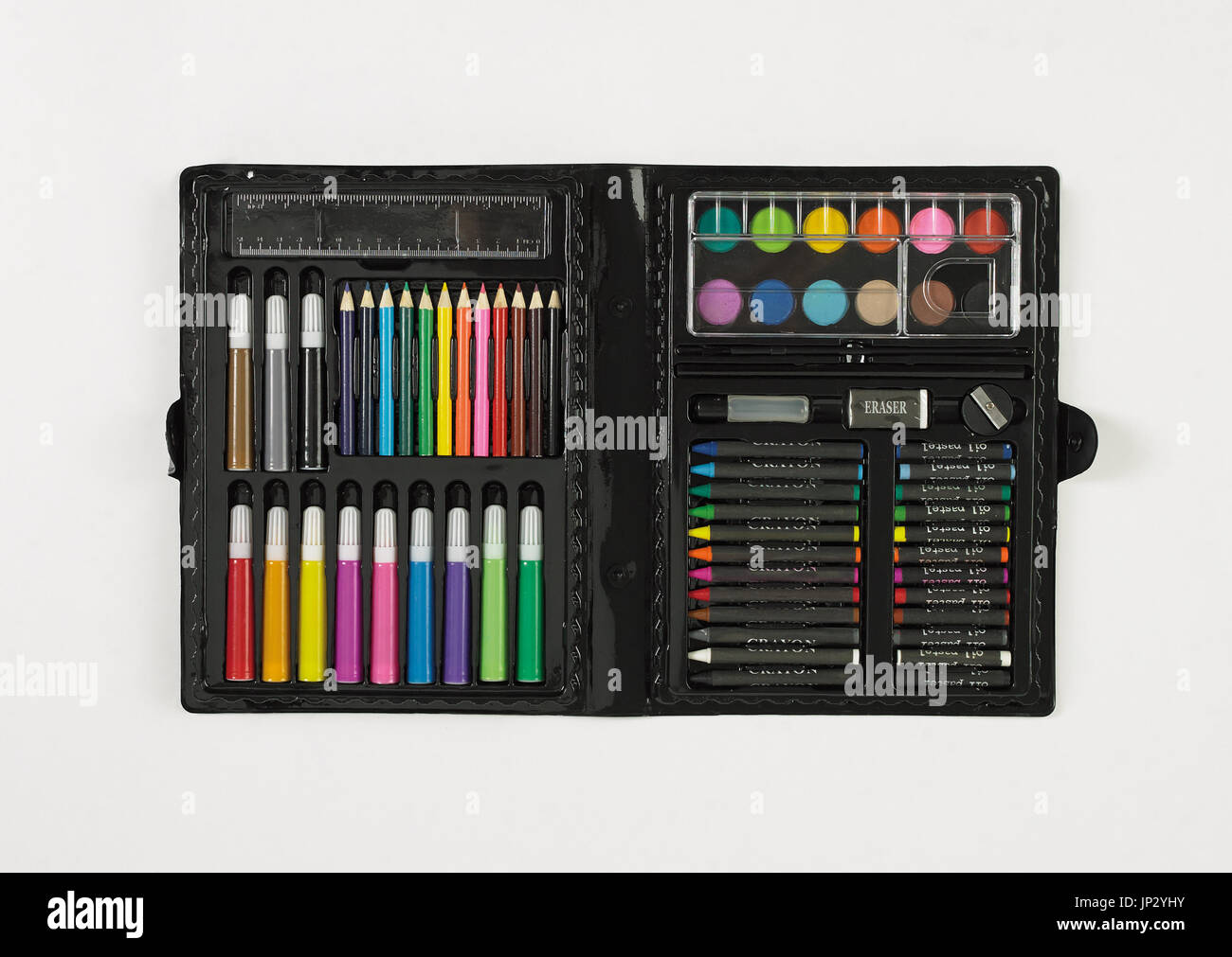 coloring kit isolated on white background Stock Photo - Alamy