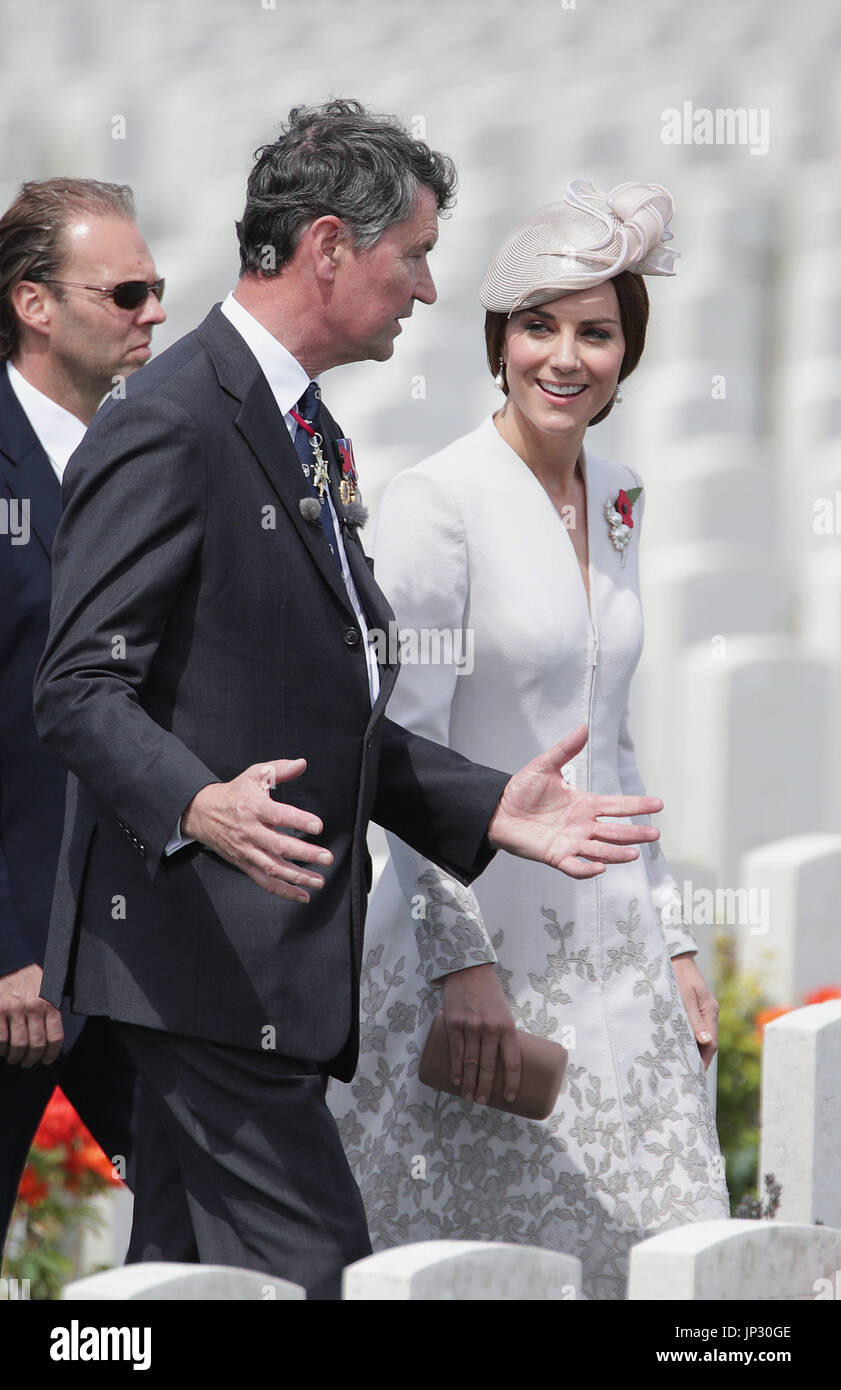 Vice Admiral Sir Timothy Laurence and the Duchess of Cambridge at Tyne ...