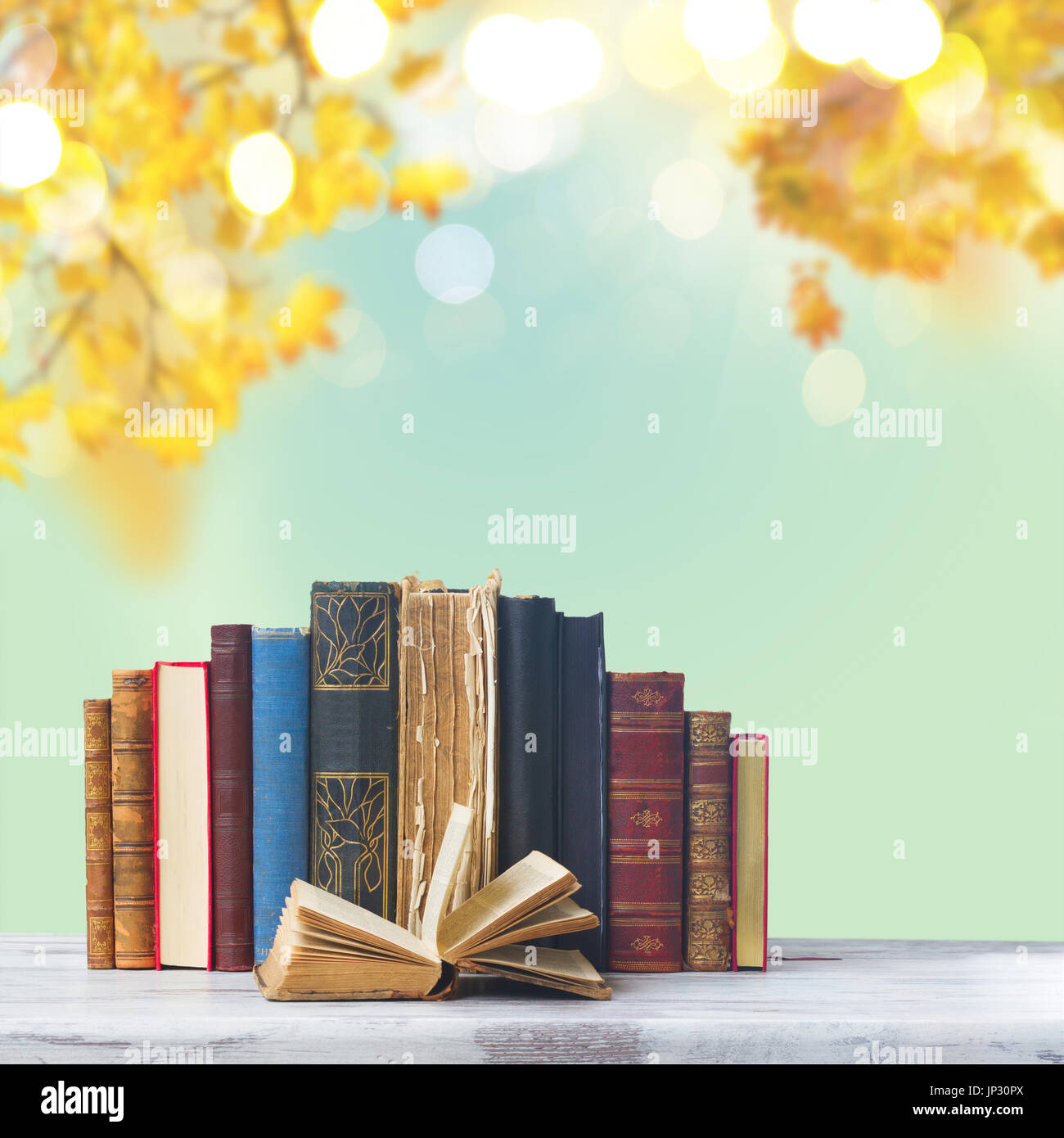 set of books Stock Photo - Alamy
