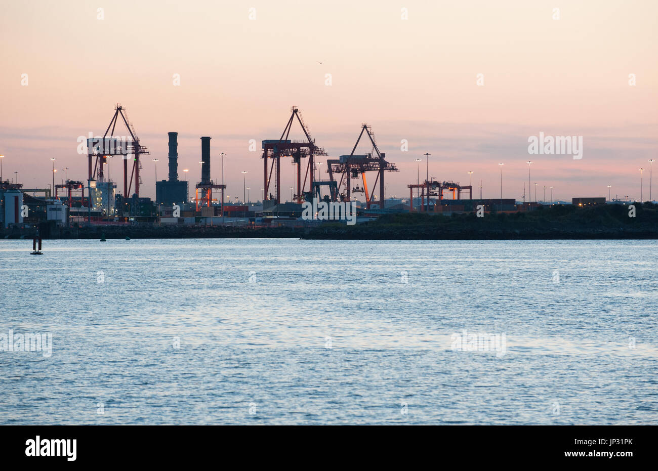 Dublin port construction hi-res stock photography and images - Alamy
