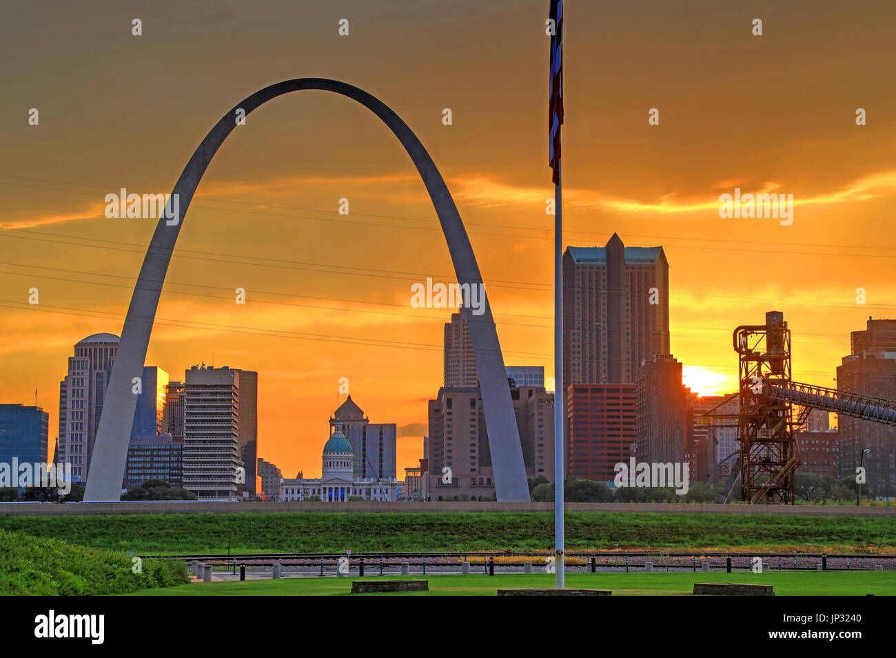 Gateway Arch in St. Louis, Missouri Stock Photo - Alamy