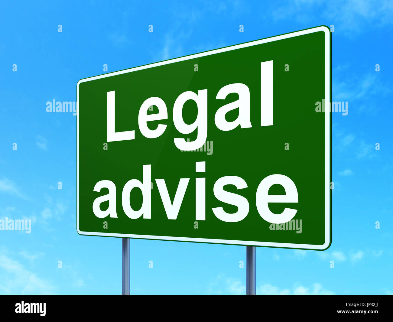 Law concept: Legal Advise on road sign background Stock Photo - Alamy