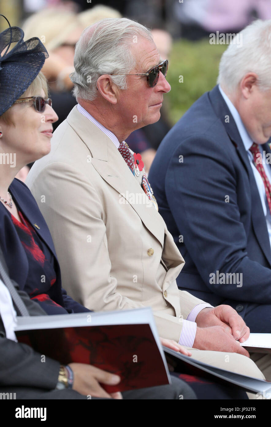 The Prince of Wales attending the Welsh National Service of Remembrance ...