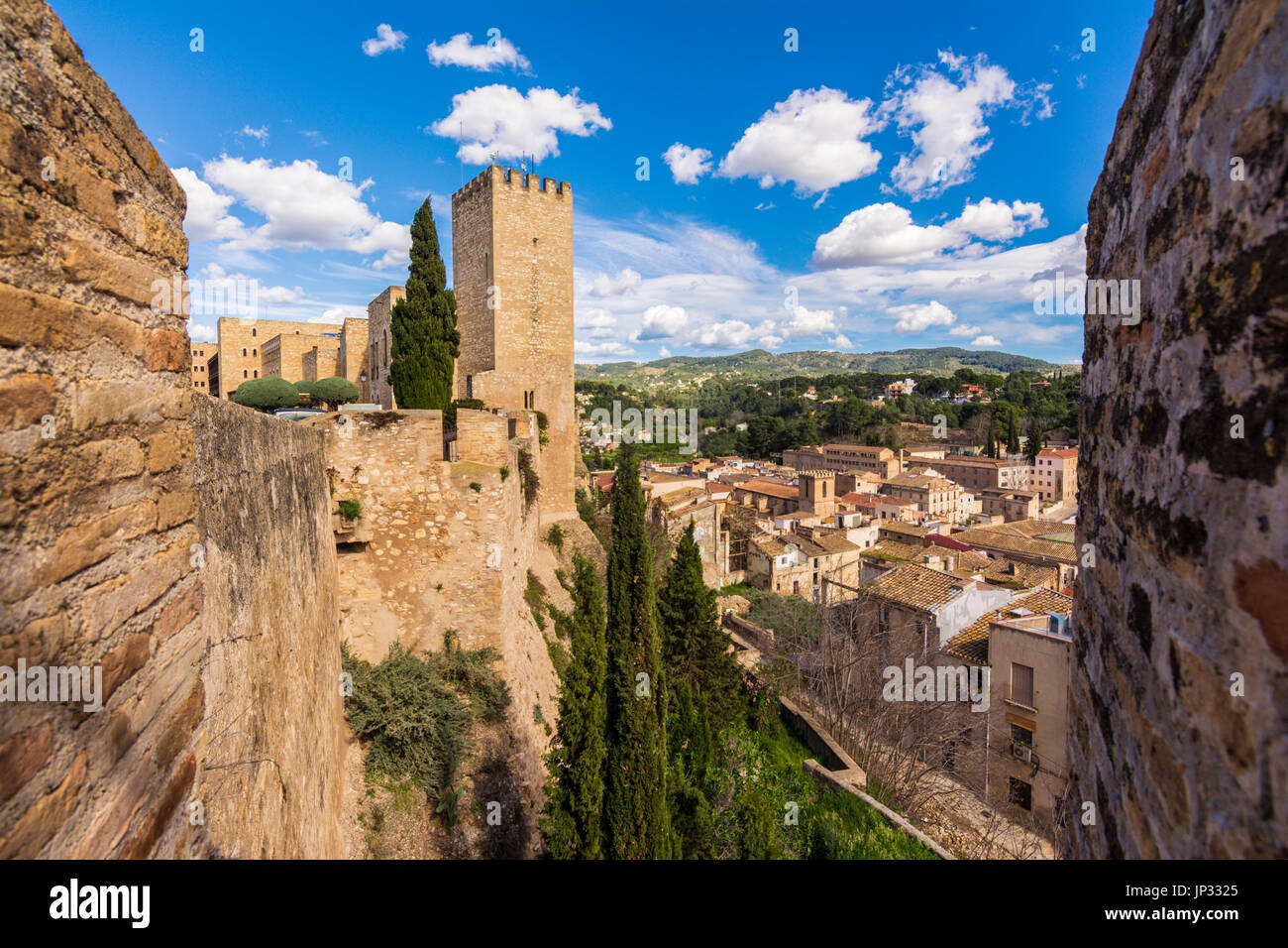 Fortress in Tortosa, Spain, province of Tarragona, Spain Stock Photo ...