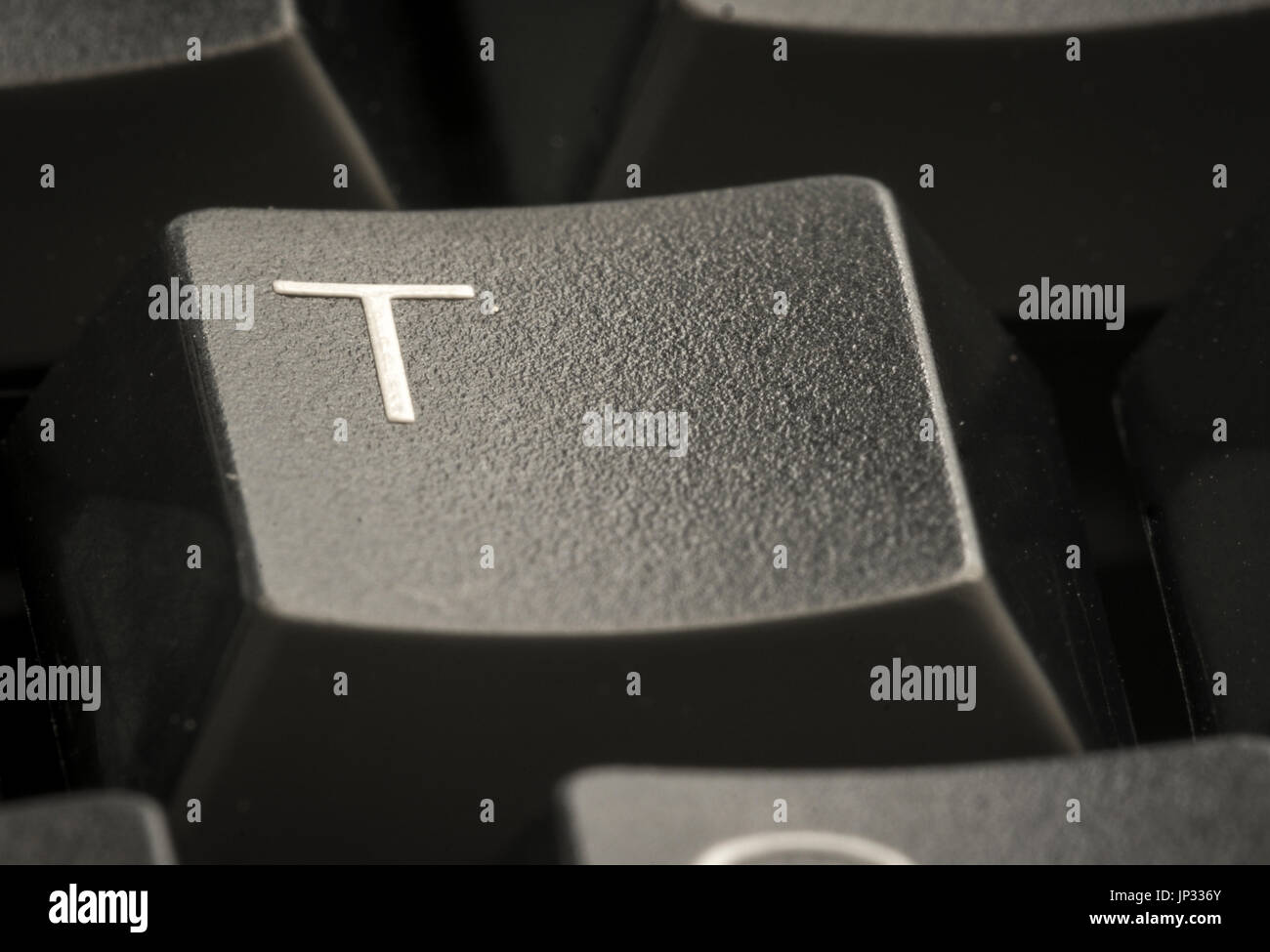 Letter T on keyboard pad. T is the second frequency letter in the ...