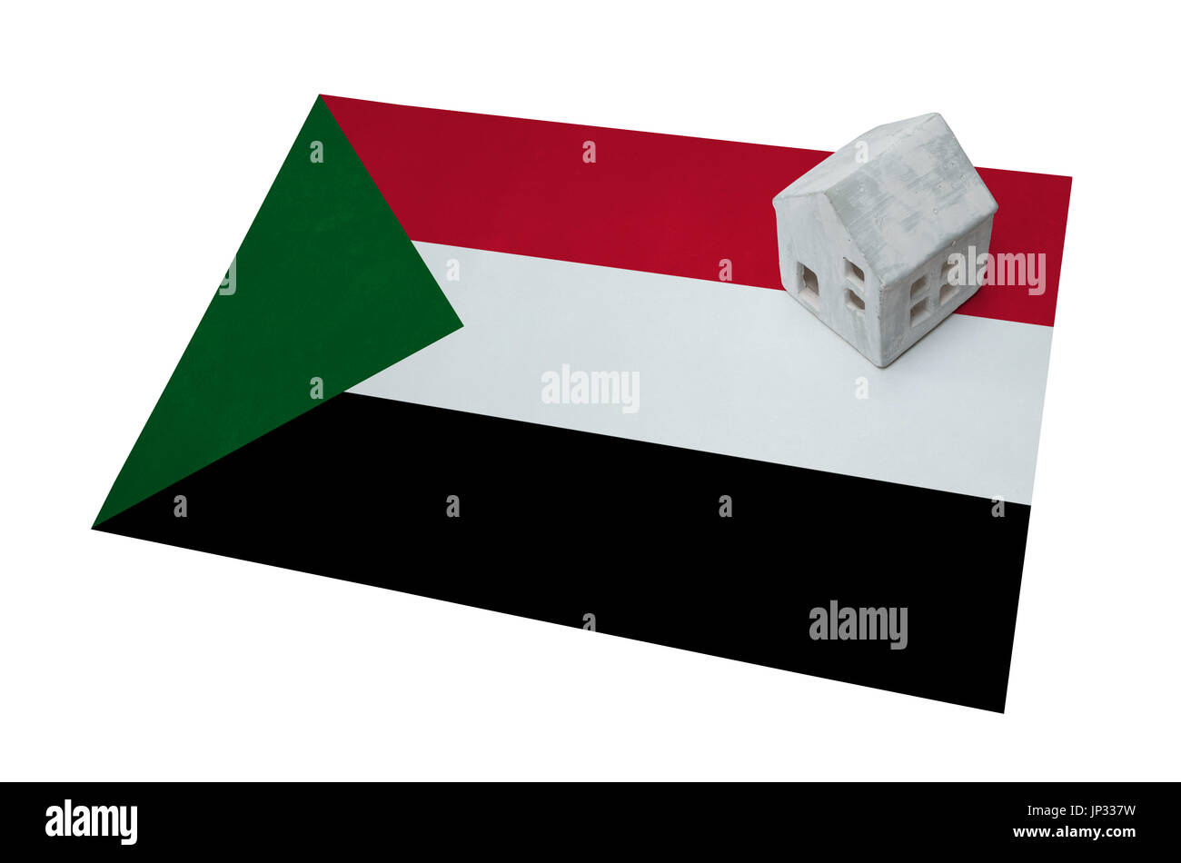 Small house on a flag - Living or migrating to Sudan Stock Photo - Alamy Small house on a flag - Living or migrating to Sudan Stock Photo - Alamy