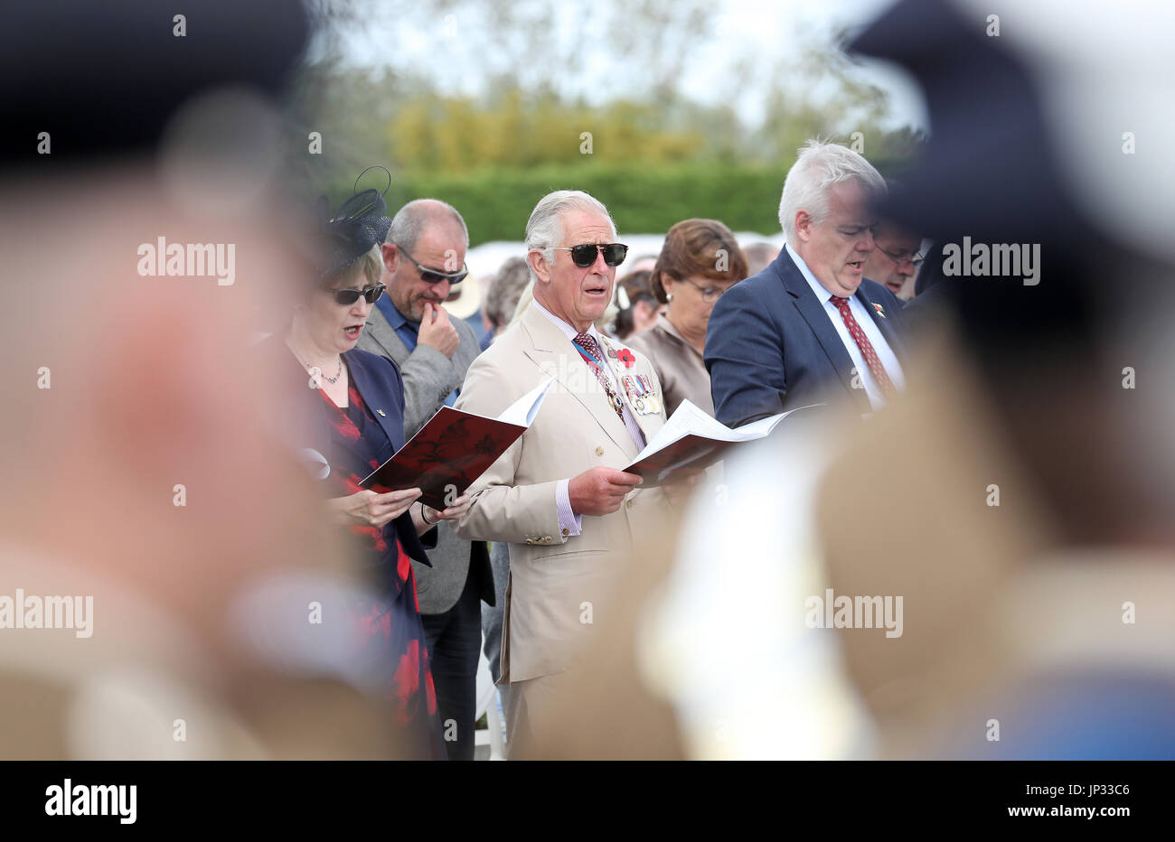 The Prince of Wales attending the Welsh National Service of Remembrance ...